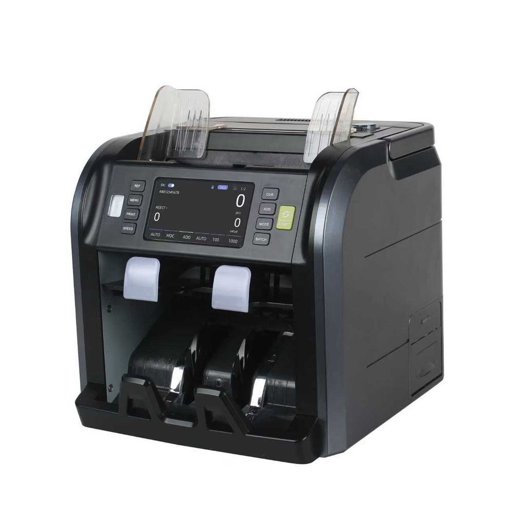CRONY AL958 AL-958 Multi Currency Money Counter Cash Sorter Machine Ba ...