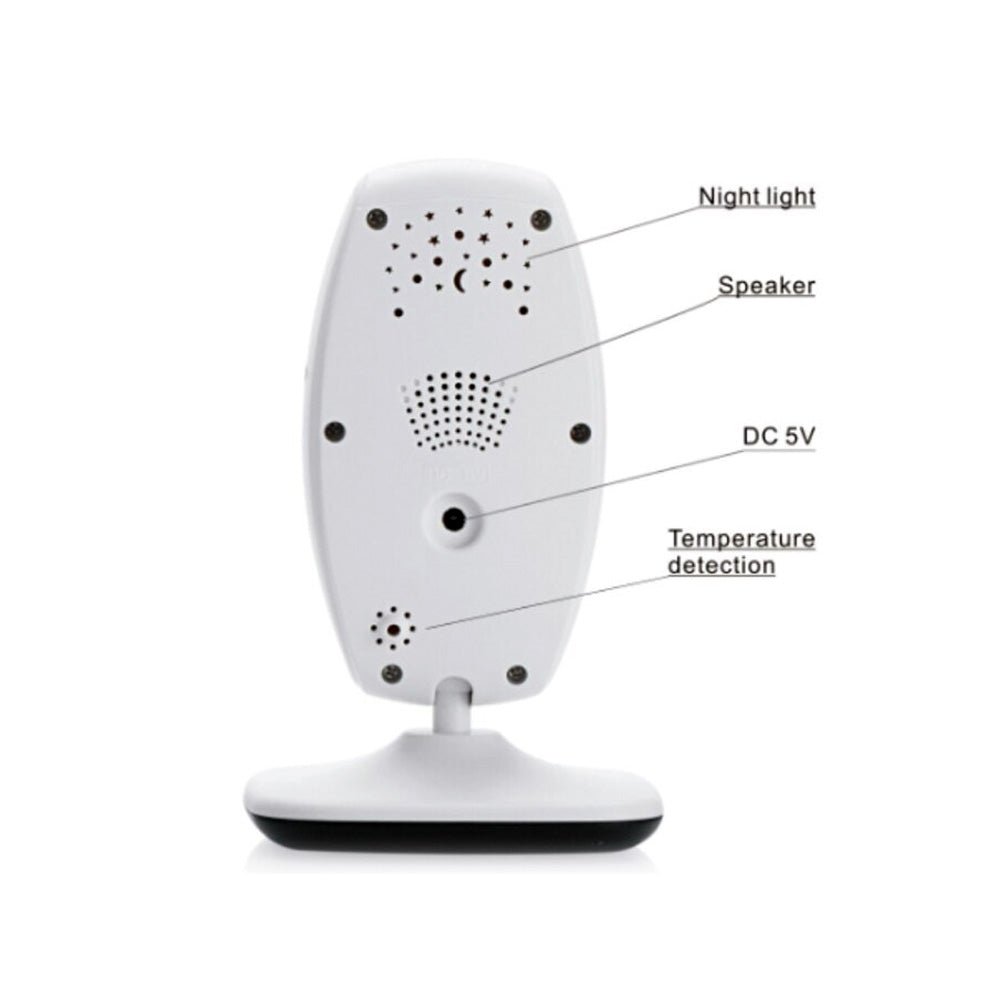 7inch TFT LCD Baby Monitor Infrared Night Vision IR LED Temperature De ...