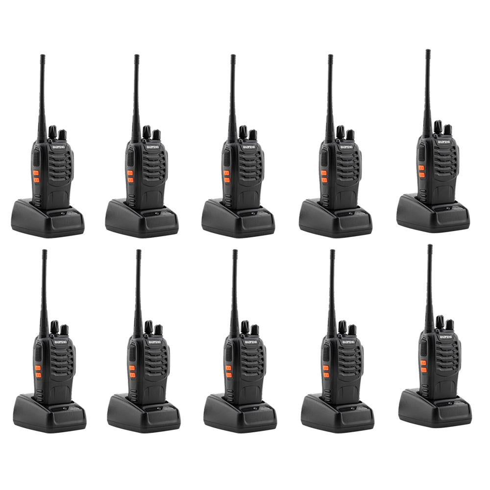 Baofeng 5W 10PCS BF-888S Walkie Talkies Handheld Two Way Radios Batter – Edragonmall.com