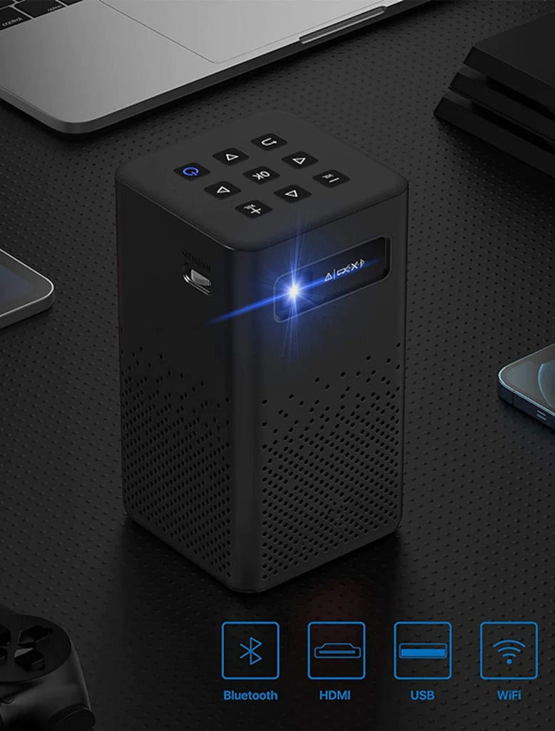 CRONY C900 upright Projector with BT speaker Smart DLP Projector Bluet ...