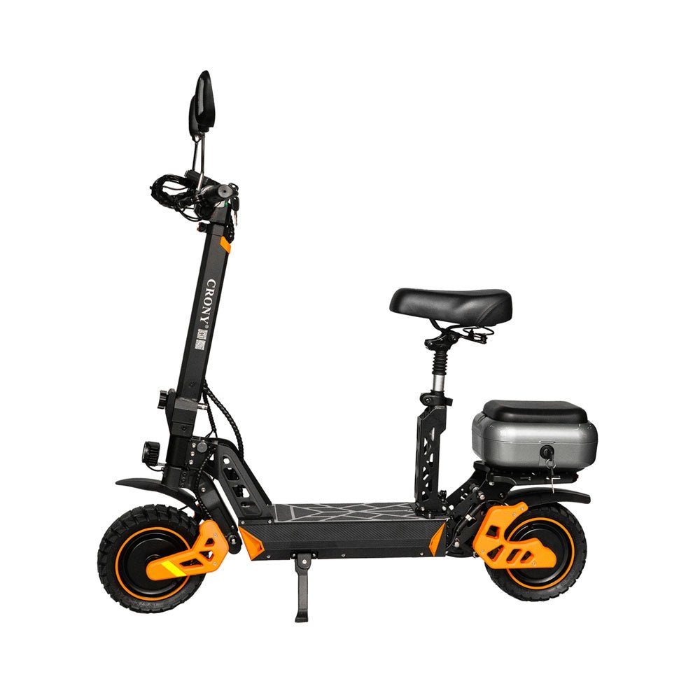 CRONY M4 Max Foldable Electric Scooter with Front/Rear Suspension Desi ...