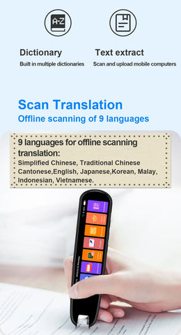 CRONY MD043 Plus Translation Pen language OCR Arabic scanning translat ...