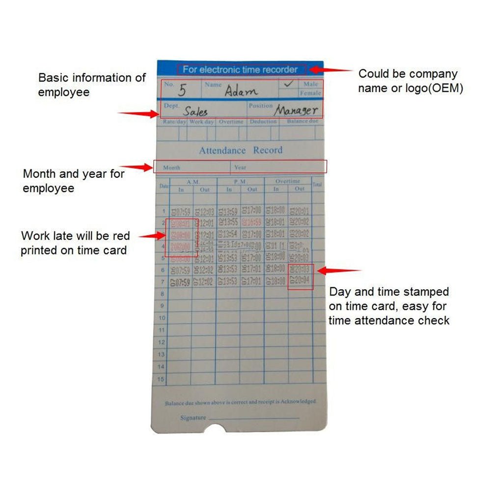 CRONY S-180P Attendance Machine Electronic Employee Starter Time Clock ...